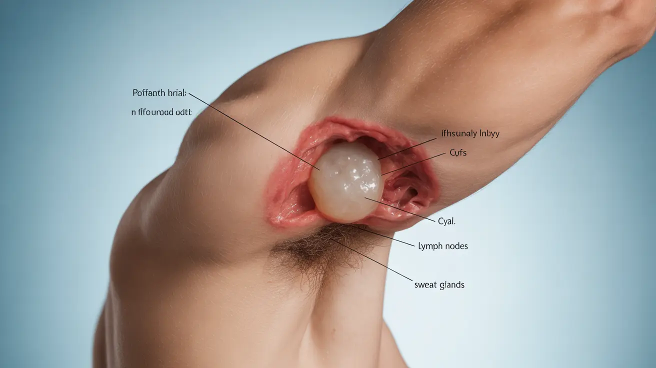 Blocked Sweat Gland Armpit Blocked Sweat Gland Armpit